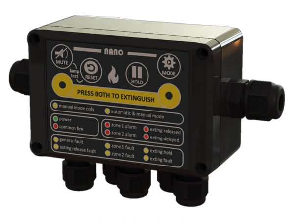 Fire detection -/ extinguishing release systems meant for land based ...